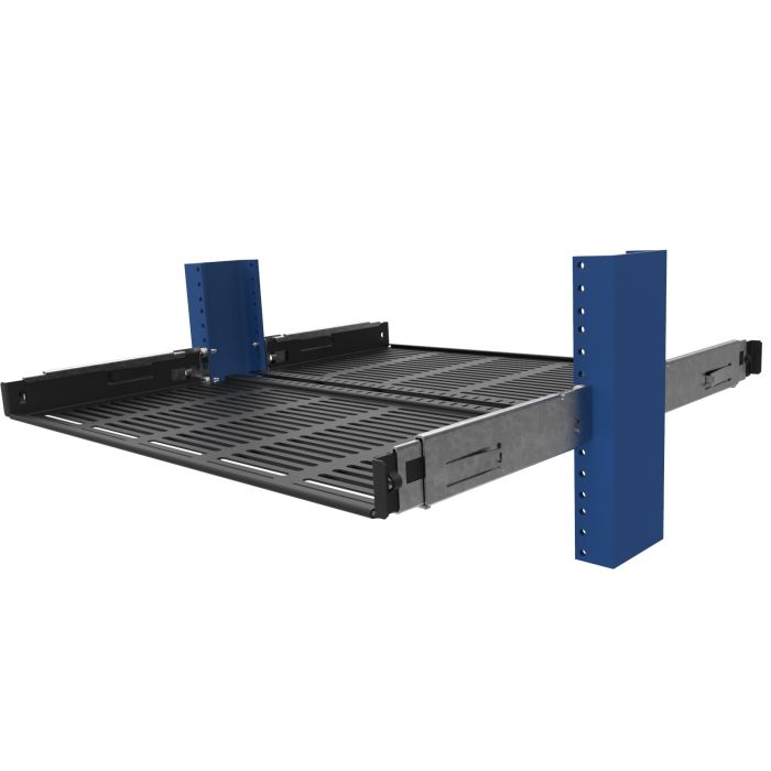 RackSolutions 1U Dual 2Post Rack Sliding Shelf