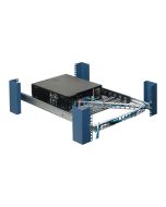 RackSolutions 1U Horizontal Cable Manager with D-Rings Included