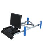 RackSolutions 2U Rackmount Laptop Sliding Shelf 17in (D) with CMA