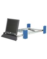 RackSolutions 2U Rackmount Laptop Sliding Shelf 17in (D) with CMA