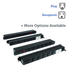RackSolutions Horizontal Rackmount Surge Suppression Power Strips