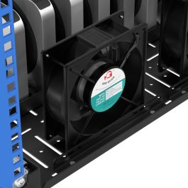 RackSolutions Device Testing Shelf Fan Bracket