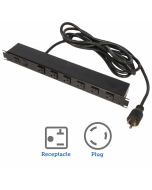 Horizontal Rackmount Surge Suppression Power Strips | RackSolutions
