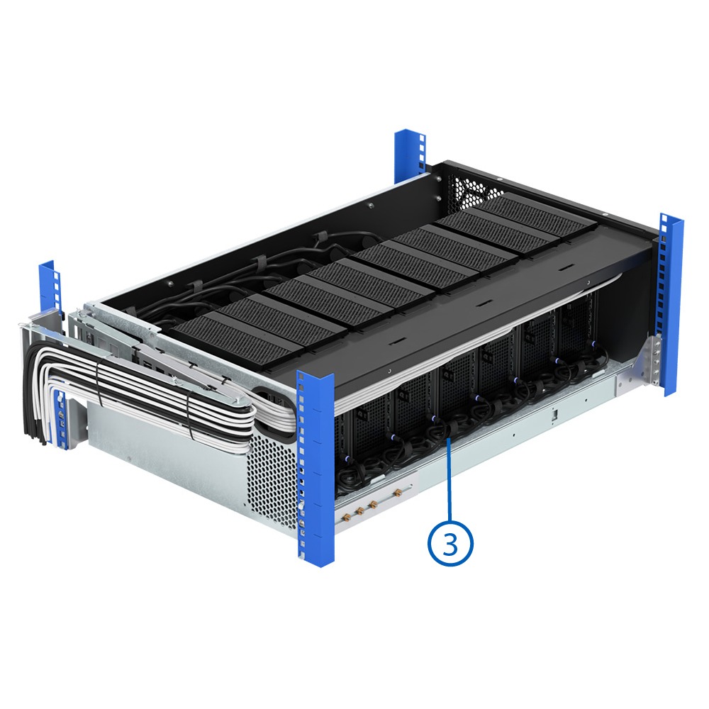 RackSolutions 5U HyperShelf for 8 Dell Pro Max Micro