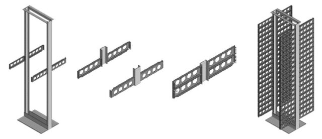 2-Post Conversion Kits Can Mount 4-Post Equipment to 2-Post Racks